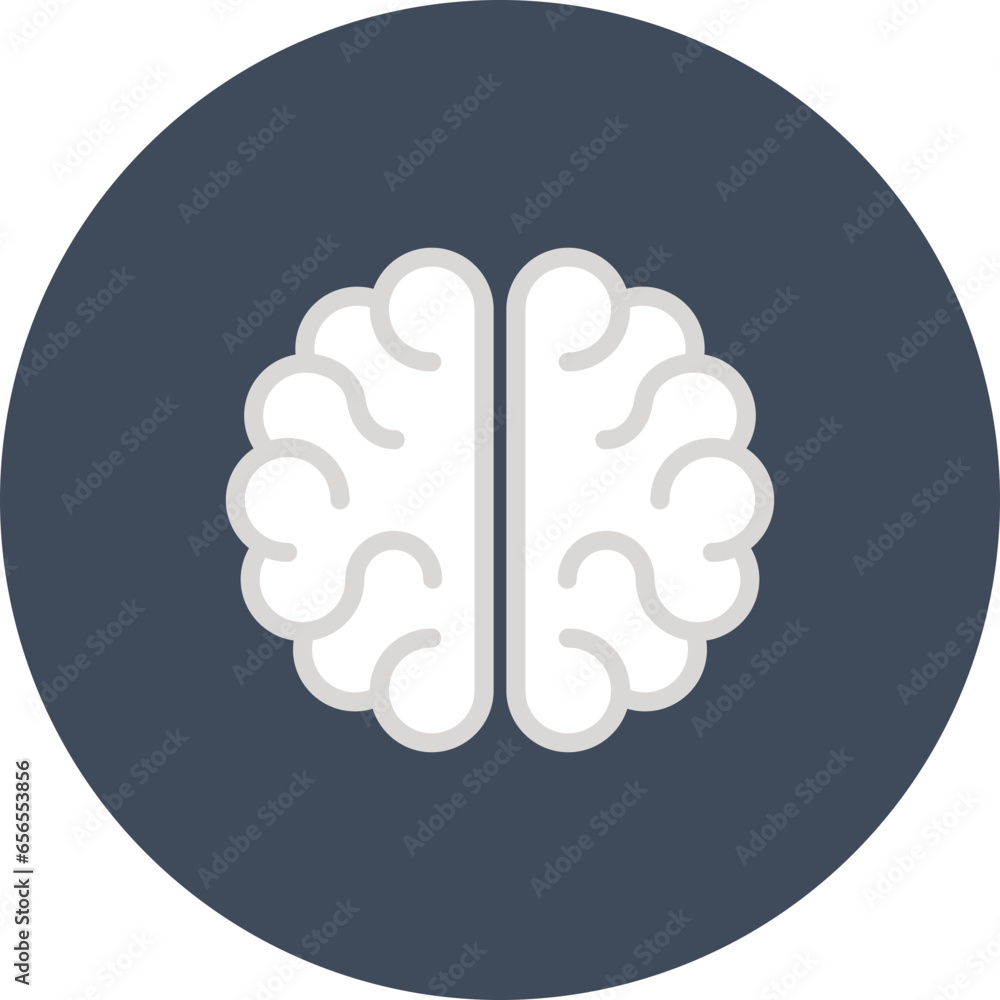 Brain icon, Brain Illustration, Cognitive Power Symbol, Creative ...