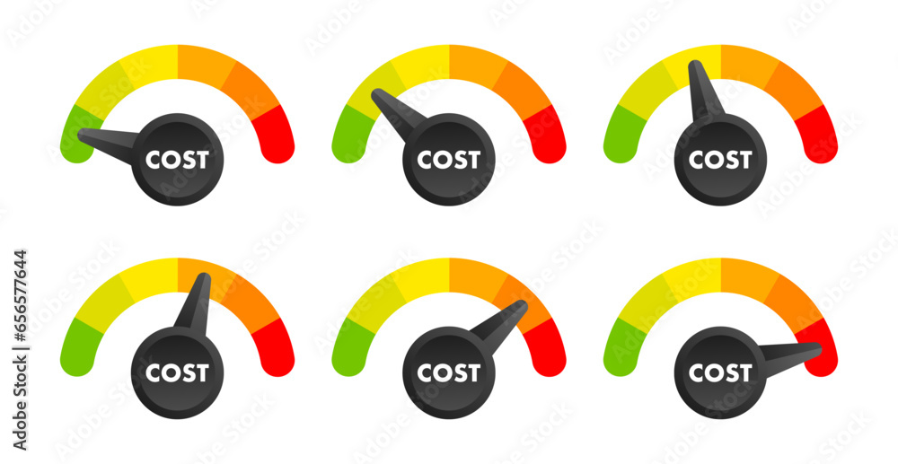 Cost Reduction Level Meter Measuring Scale Cost Reduction Level Speedometer Indicator Price