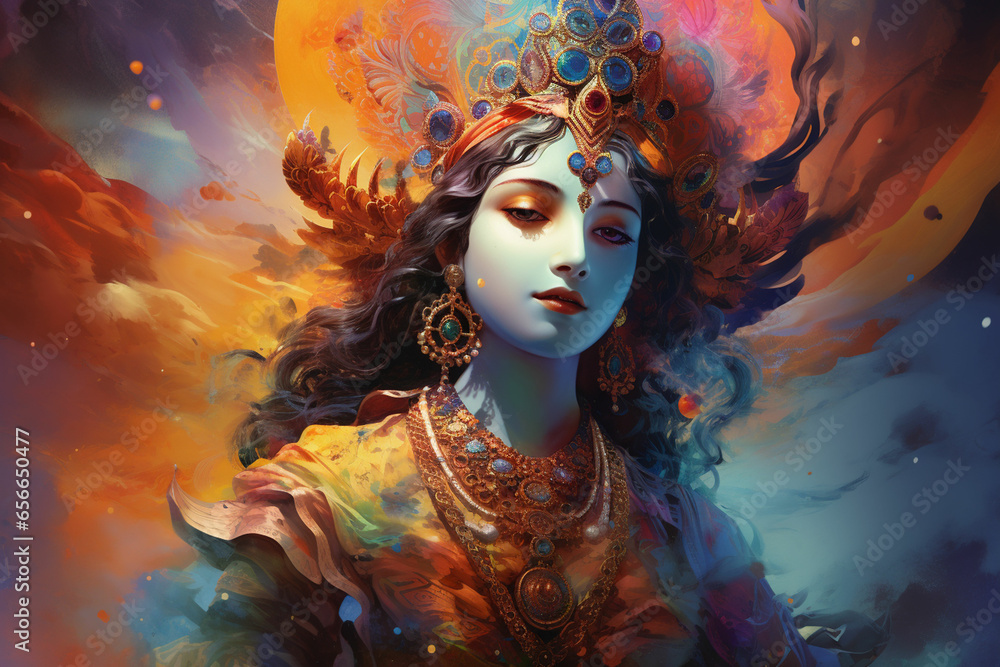 lord shiva, the lord of the gods, is shown in this painting Stock ...