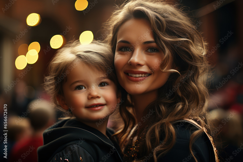 A parent proudly watching their child graduate, filled with love and ...