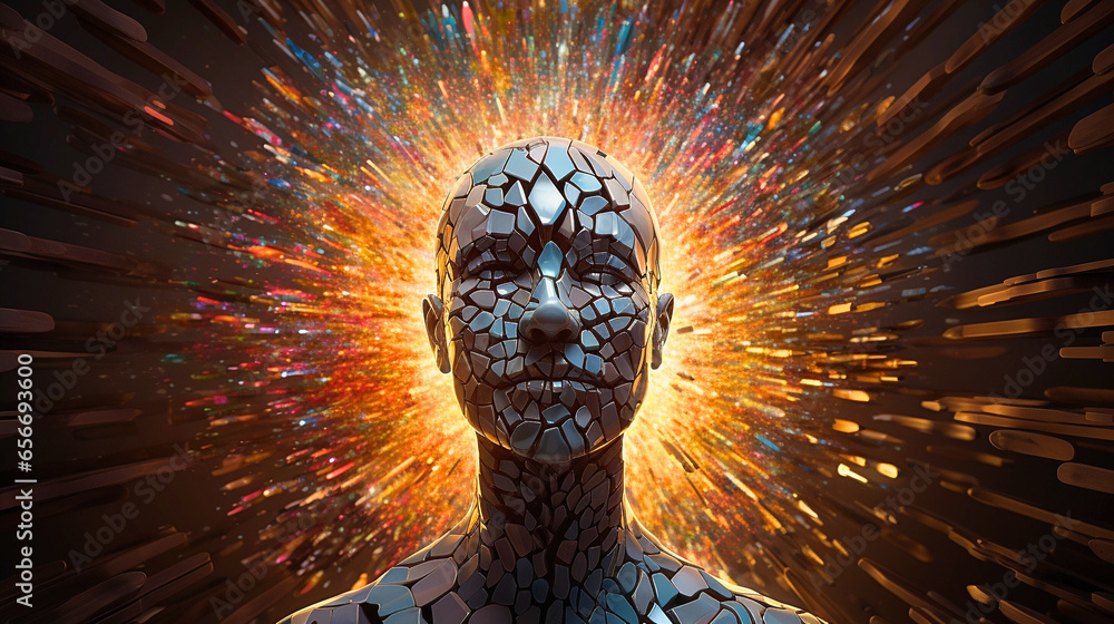 A dynamic portrayal of the collective human mind bursts forth ...