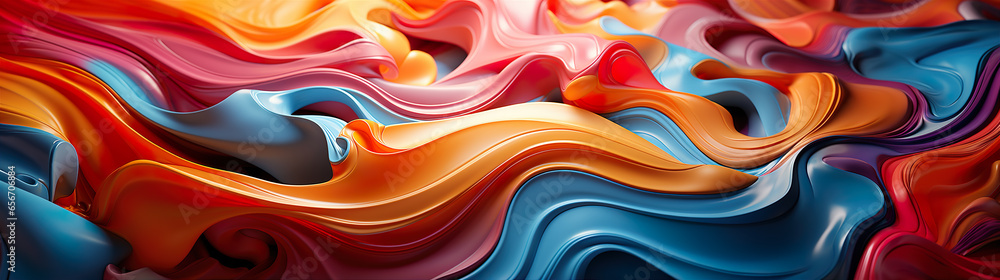 Bright Anomorphic Surfaces Made Of Plastic In A Single Mass. Bright ...