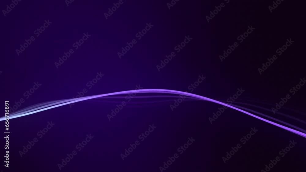 Computer generated colorful lines twirling and moving - abstract ...