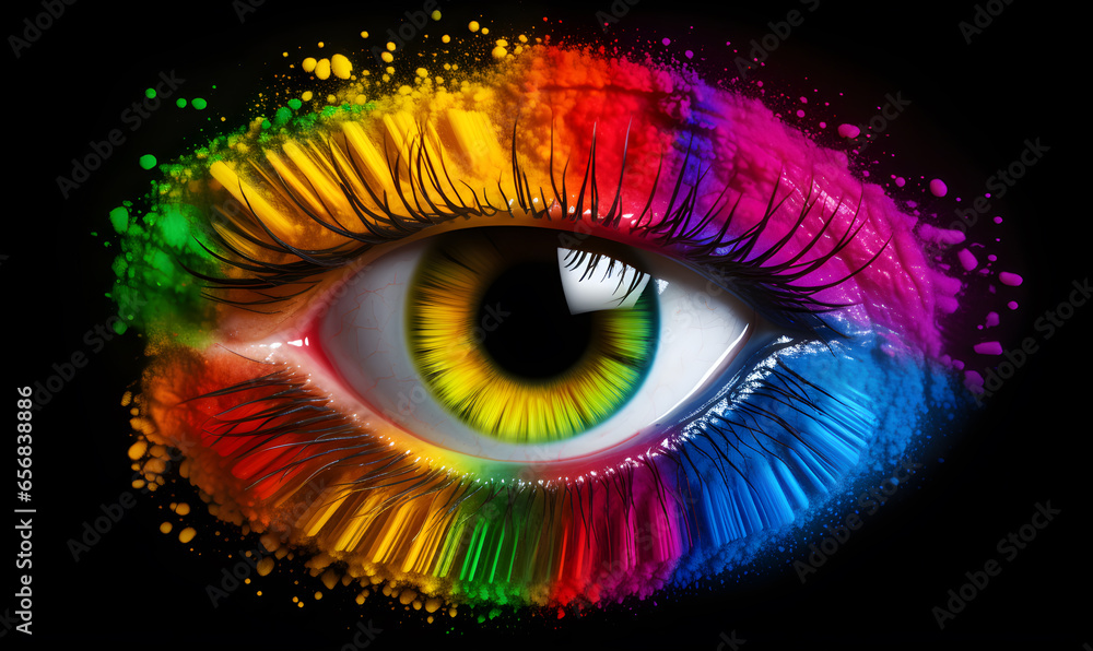 Macro Photo of an Eye: See the Beauty of the Human Eye in Detail Stock ...