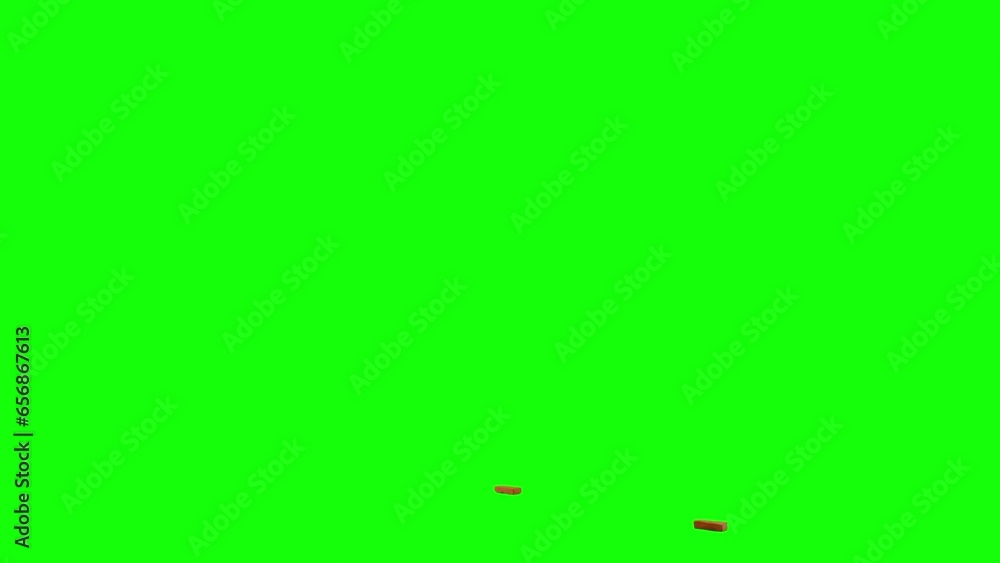 Sliding bricks, two bricks sliding in from left side of the screen and ...