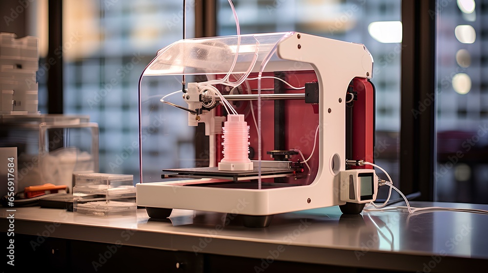 3D printing technology being used in a medical context 3D printer ...