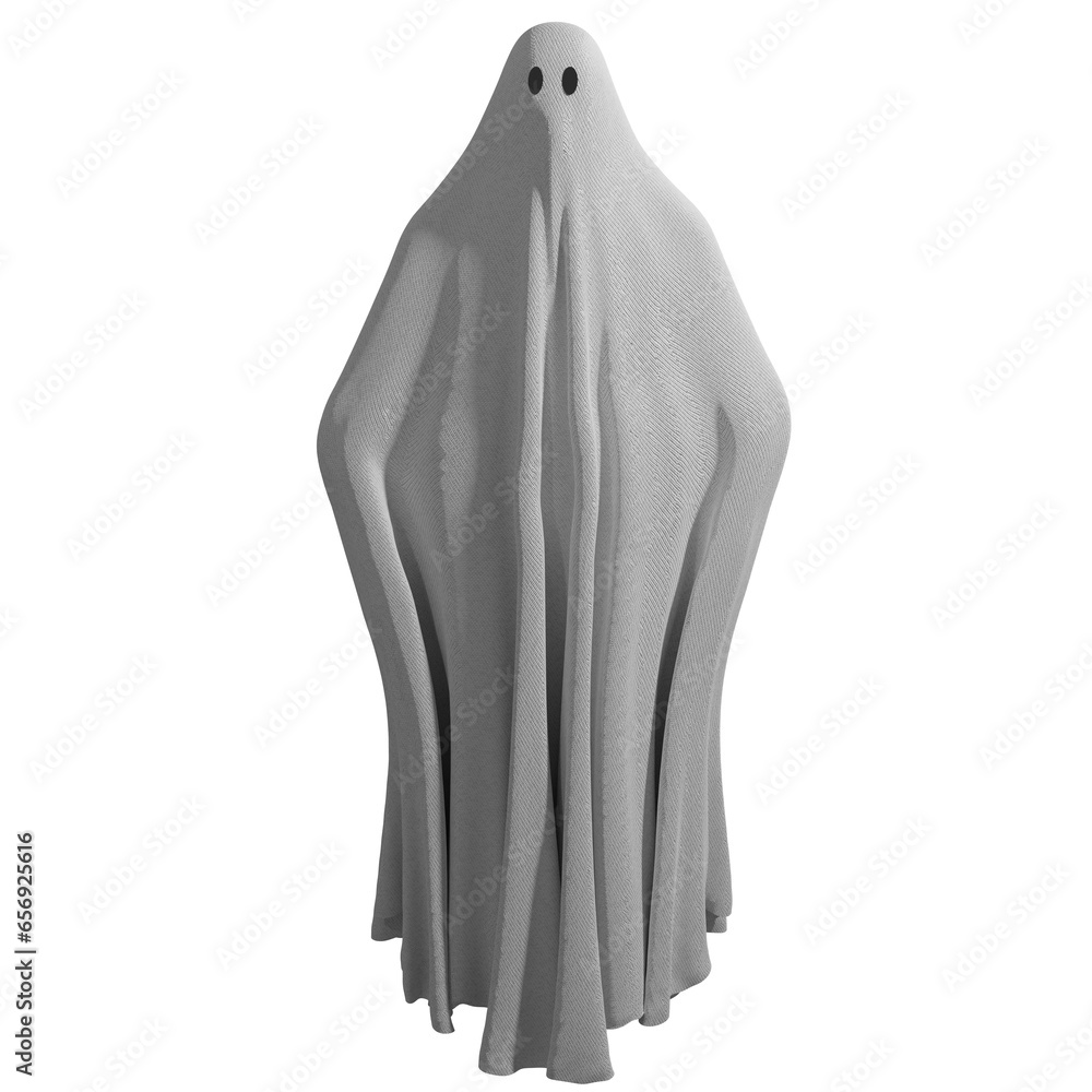 Halloween. Fantasma. Lenzuolo tipico dei fantasmi. Immagine di mistero ...
