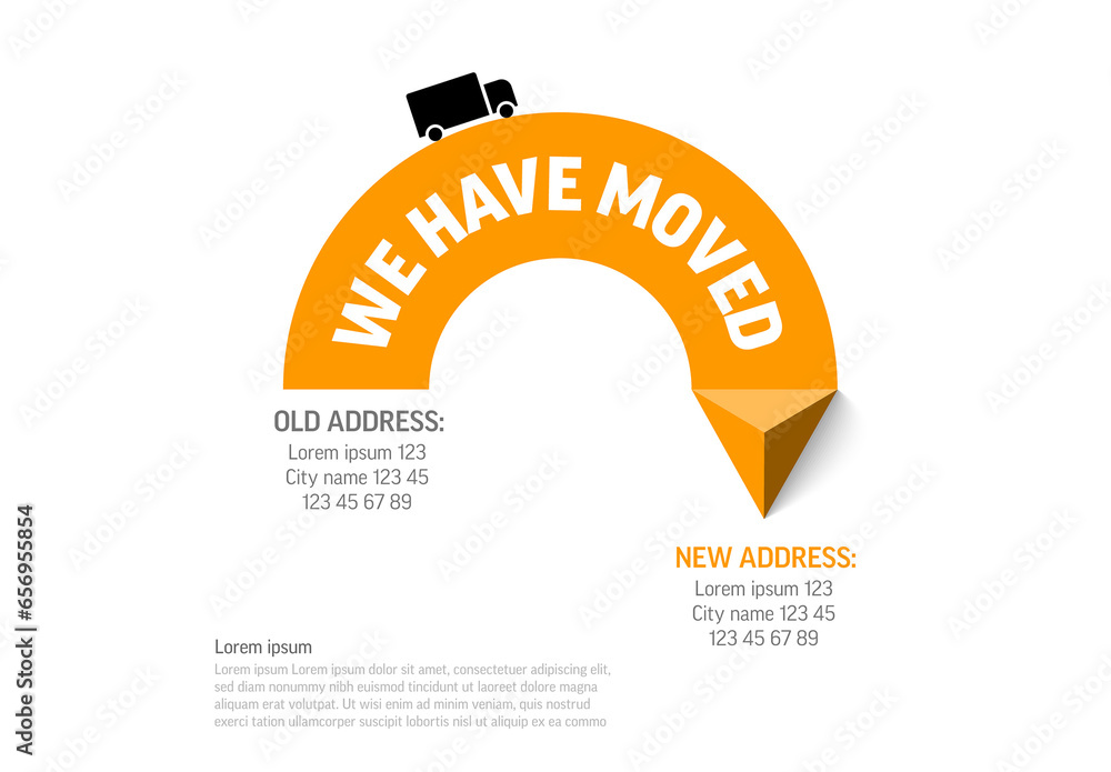 We hev moved minimalistic light flyer template with yellow triangle ...