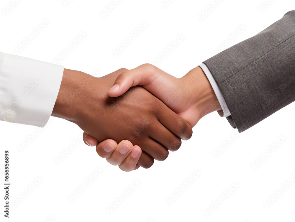 solitary handshake motion, transparent background, isolated image ...