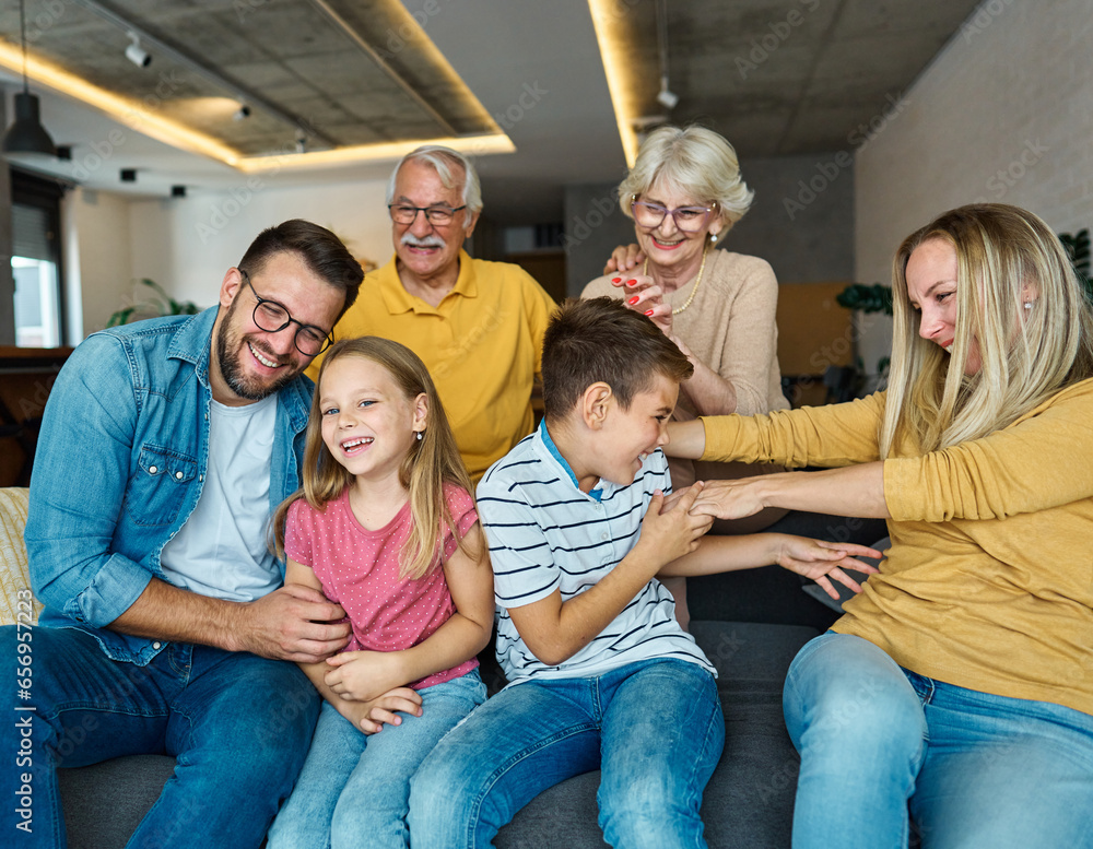child family portrait woman mother man father grandmother daughter ...