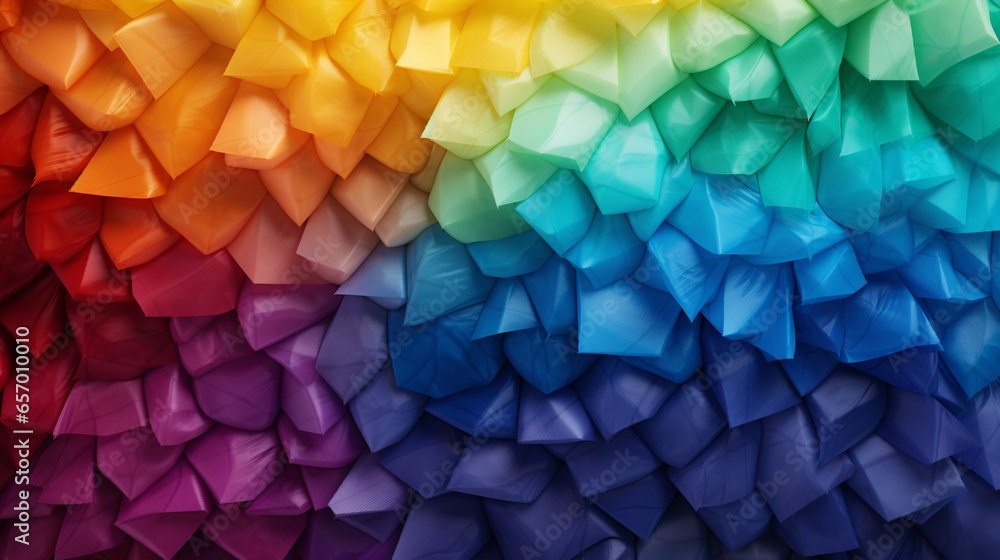 Spectrum of Belief": A rainbow of colors blends together, representing ...