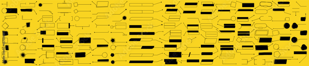 Digital callouts layout template. Callout bar label and source for ...