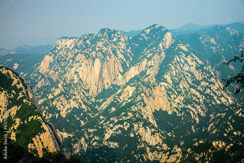 Mount Hua, formerly known as the "Xiyue", is one of the Five Mountains ...