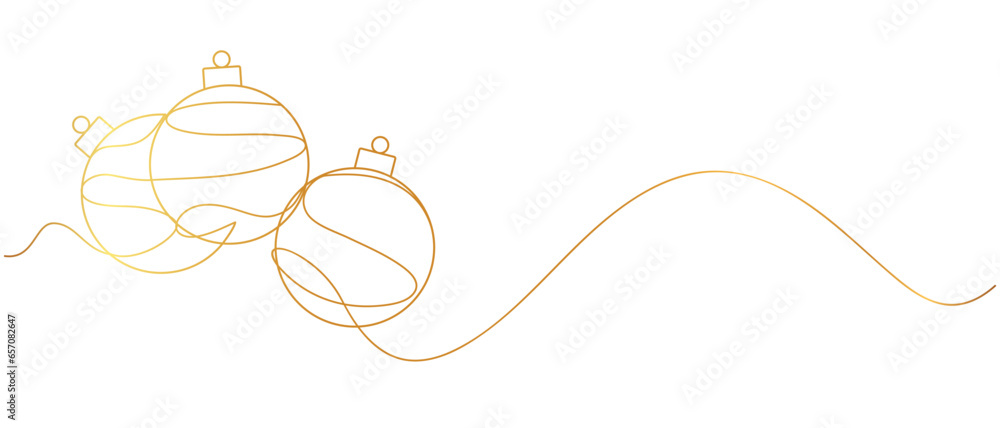 Christmas vector line art style eps 10 Stock Vector | Adobe Stock
