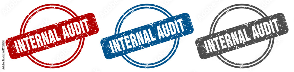 internal audit stamp. internal audit sign. internal audit label set ...