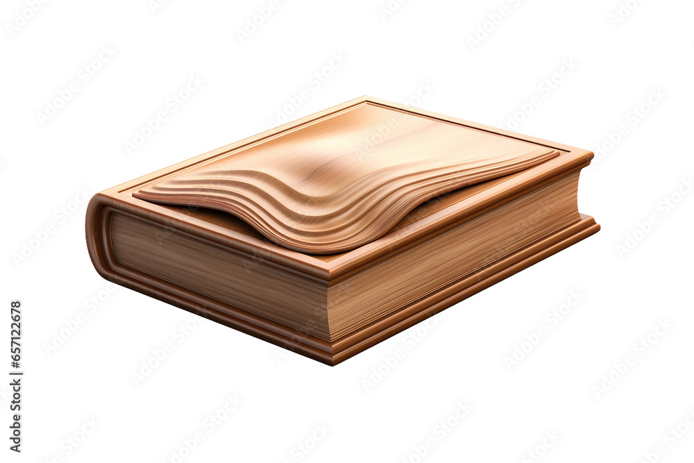 Elegant 3D Book PNG Icon on Transparent Background. Stock Photo | Adobe ...