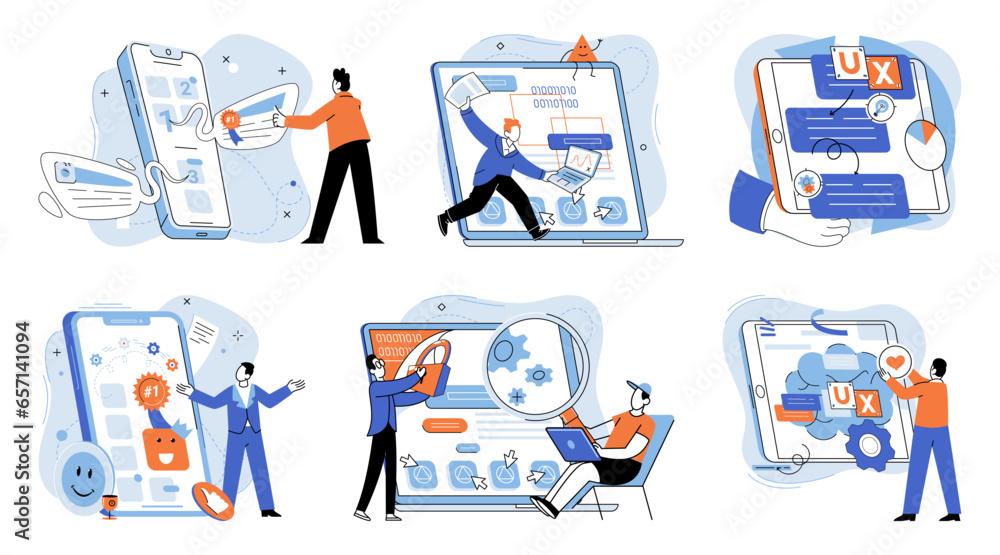 Application Testing Metaphor Vector Illustration Application Testing Last Pit Stop Before App