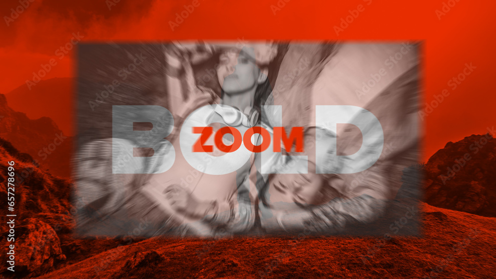 Fast Zoom Media And Text Logo Intro Stock Template | Adobe Stock