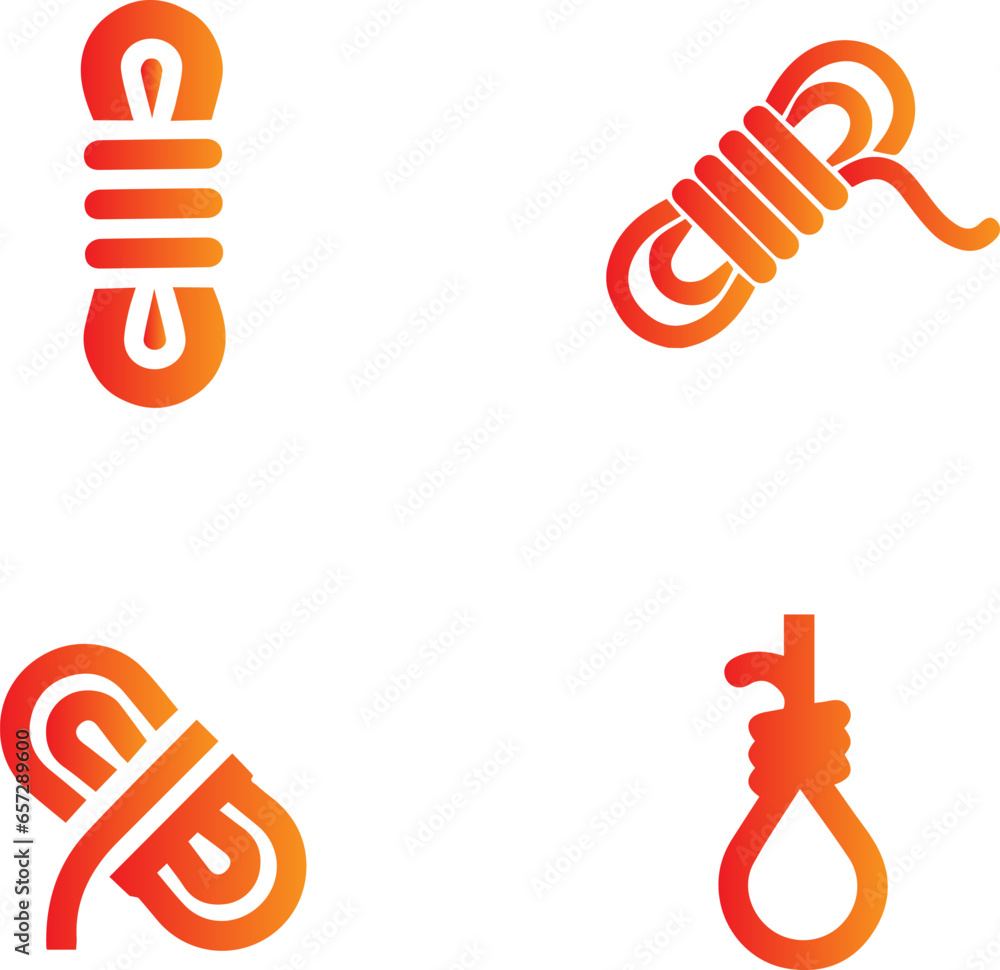 Rope Icons - Typically includes graphical representations of ropes in ...