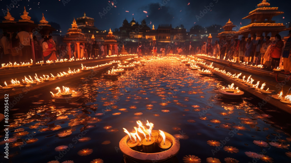 Diwali Festival of Lights Hindu culture of India Stock Photo | Adobe Stock