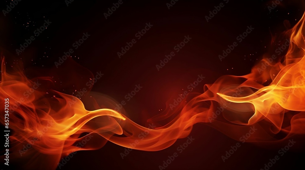 background Realistic fire with smoke and weld sparks flame Stock ...