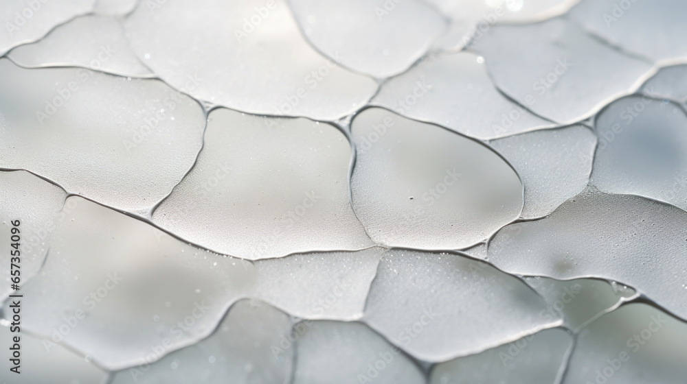 Closeup of a delicate hammered glass texture, reminiscent of rippling ...