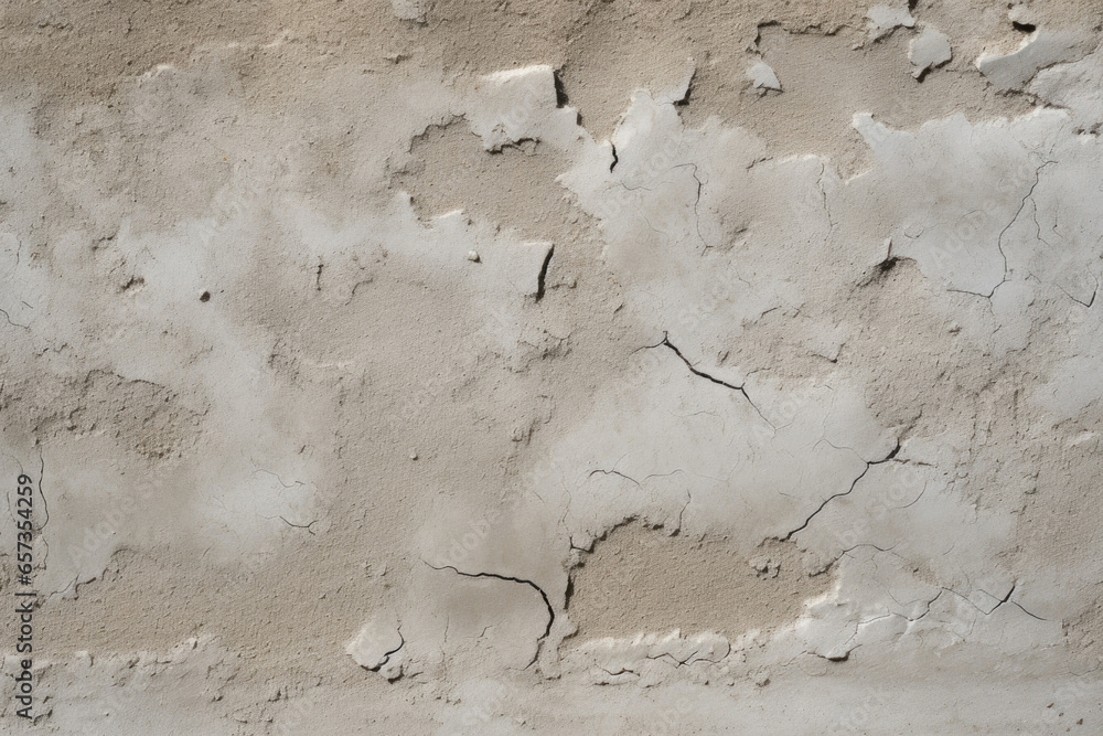 Texture of sandblasted concrete with a bumpy and pitted surface. The ...