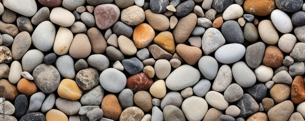 Texture of exposed aggregate industrial concrete A closeup of concrete ...