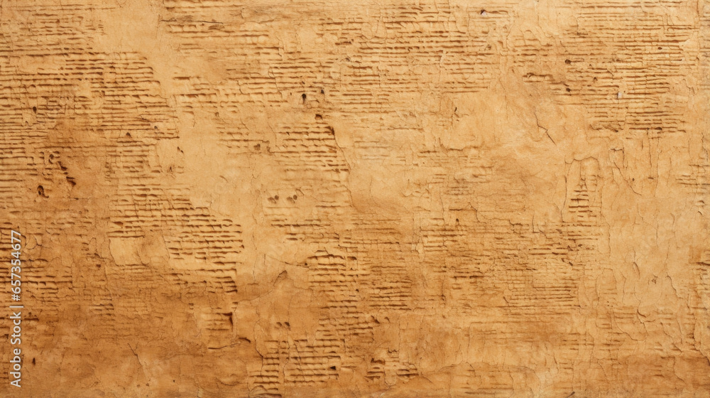 Texture of papyrus resembling parchment with its uneven, rough surface ...