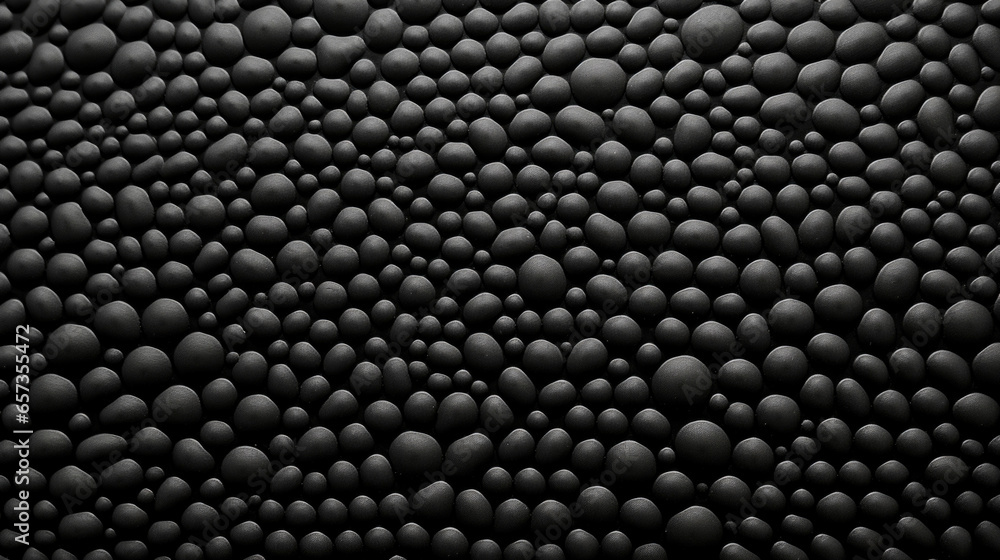 Texture of a rubber surface with s of bumps in varying sizes and shapes ...