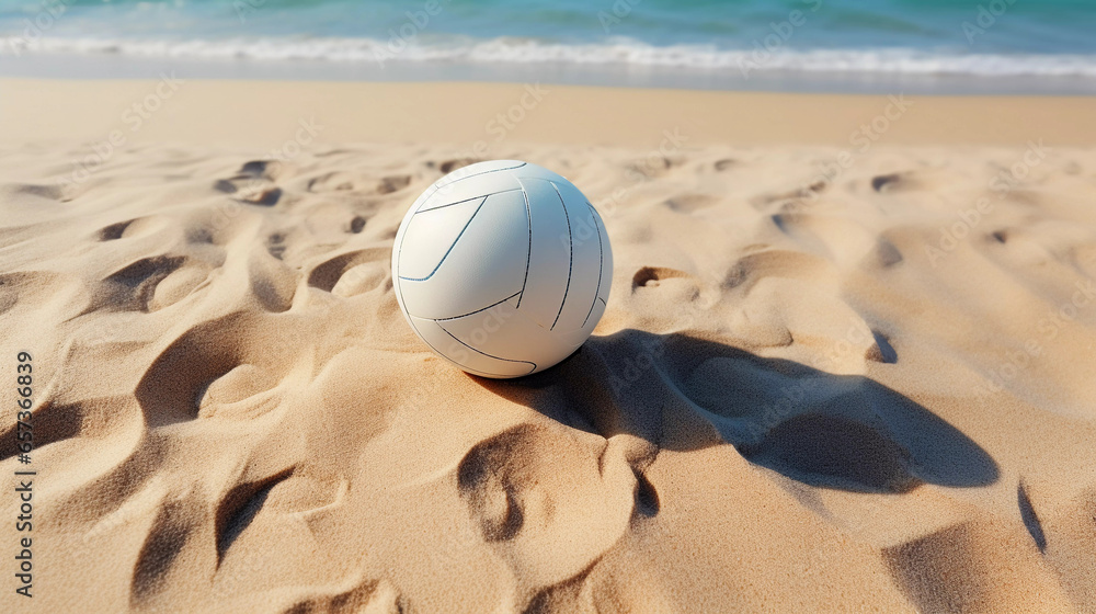 Volleyball Passion on Sand. Dive into the passion of volleyball Stock ...
