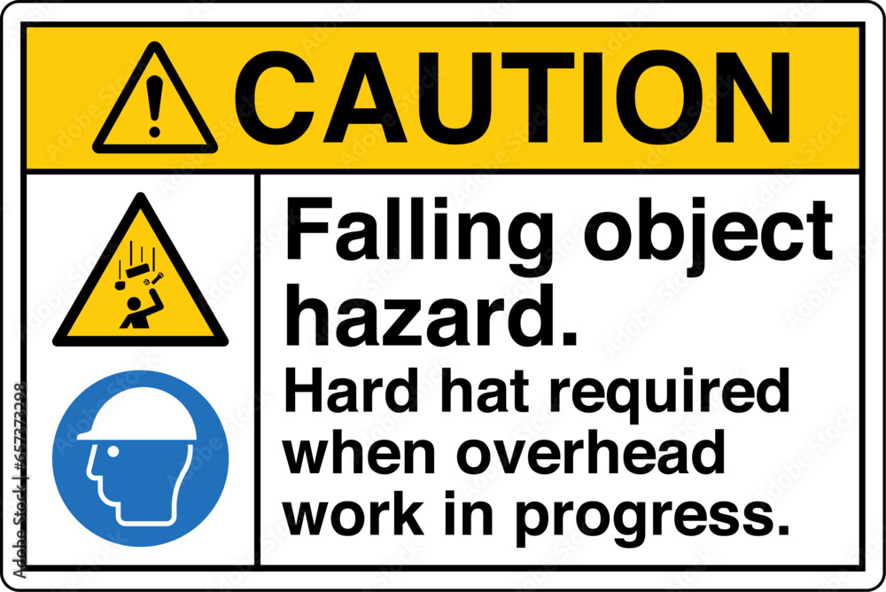 Vektorová grafika „ANSI Z535 Safety Sign Marking Label Symbol Pictogram ...