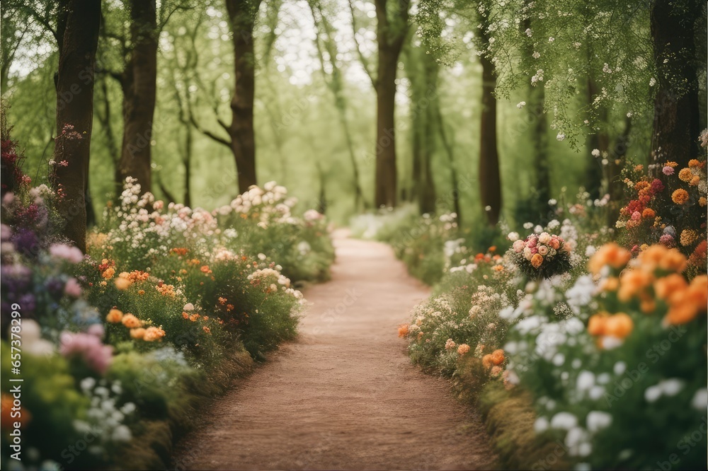 Garden wedding backdrop photography background stage ceremony maternity ...