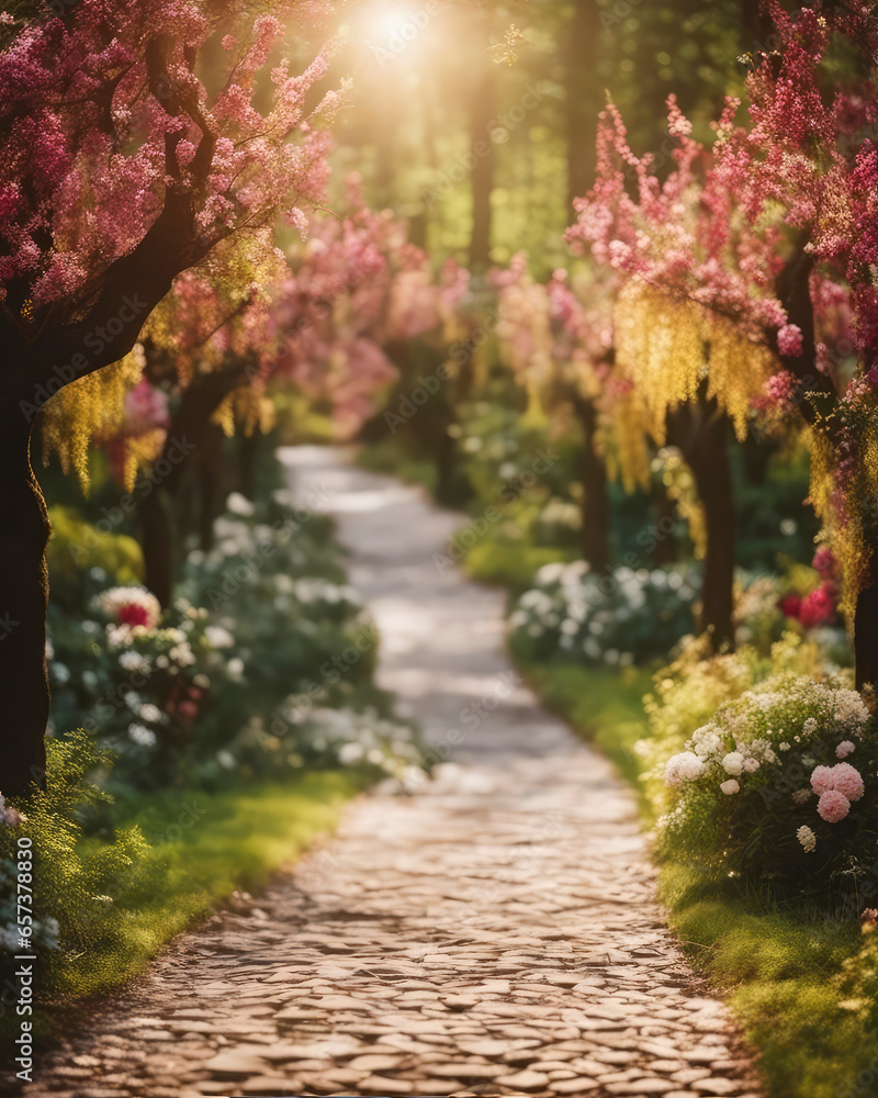 Garden wedding backdrop photography background stage ceremony maternity ...