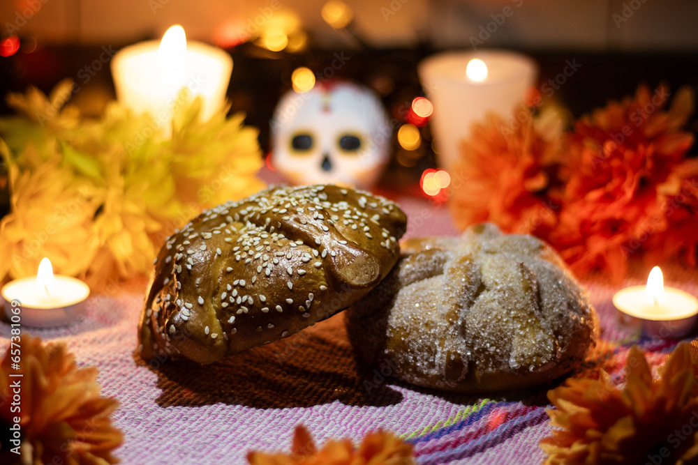 Pan de muerto, tradiciones mexicanas, dia de muertos, pan tradicional ...