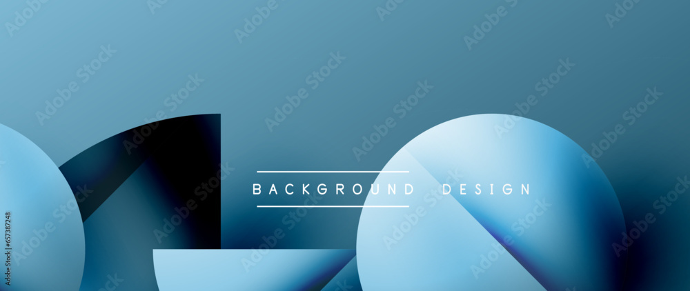 Essence of minimalism - metallic circles and squares converge upon ...