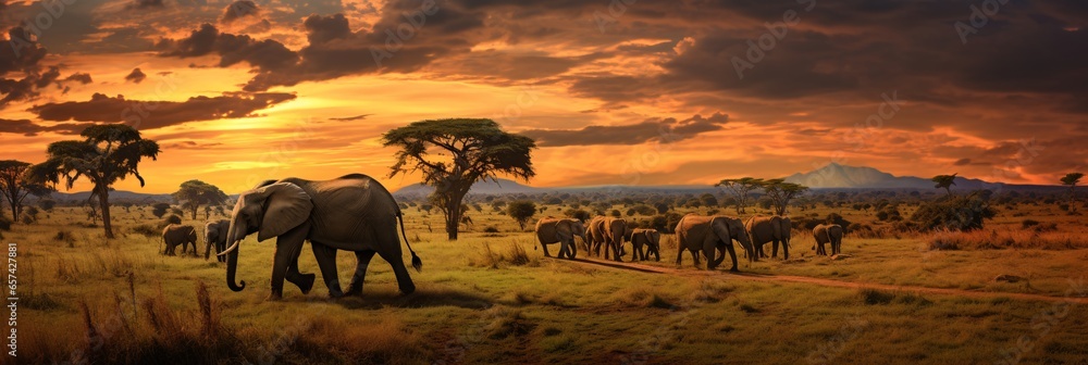 An Assembly of Wilderness Compositing a Diverse Array of African Safari ...