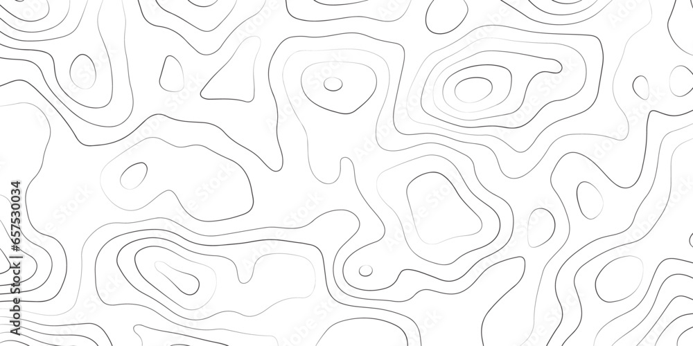 Abstract wavy line 3d paper cut white background. Topographic canyon ...