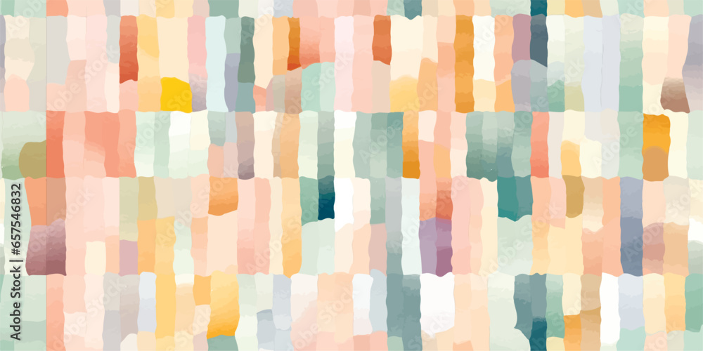Colorful abstract brush stroke painting seamless pattern illustration ...