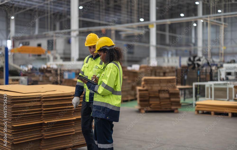 Cardboard data analysts enhance data systems, optimizing factory ...