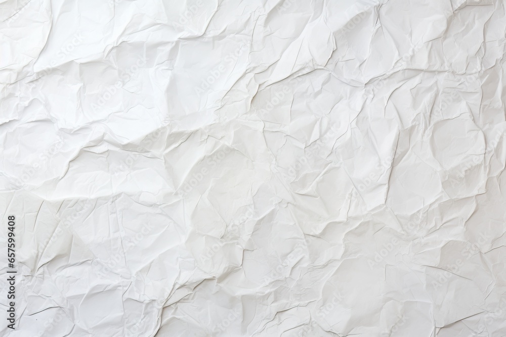 Recycled crumpled wrinkled white paper background. Old paper texture ...