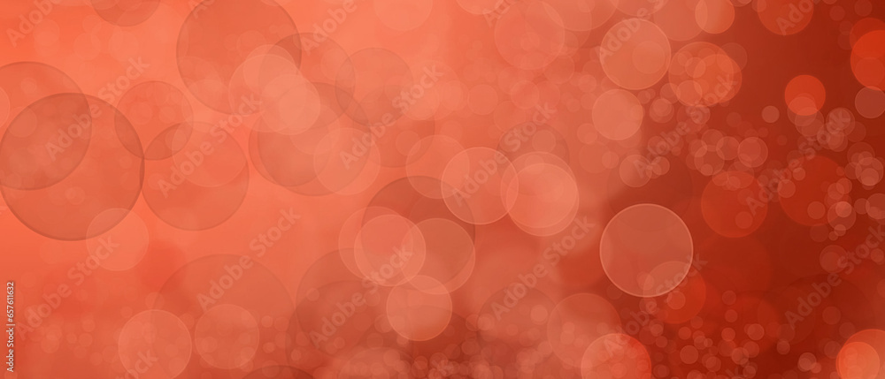 Banner in apricot crush, Trendfarbe color of the year 2024 Bokeh ...