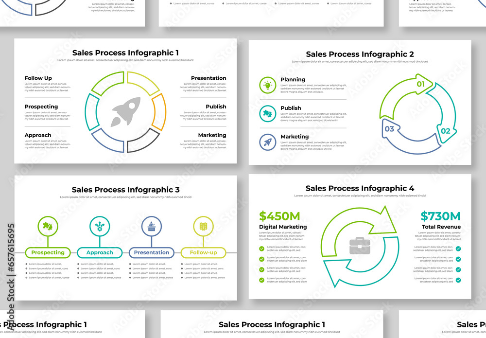 Sales Process Infographic Design Stock Template | Adobe Stock