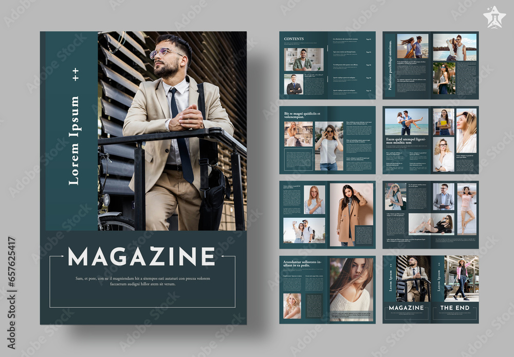 Magazine Stock Template | Adobe Stock