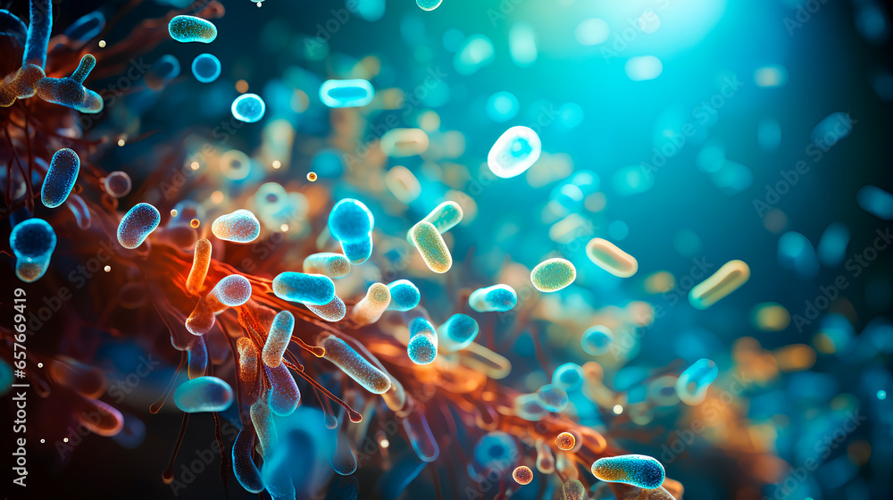 Bacteria. Context of microorganisms and resistance of bacteria to ...