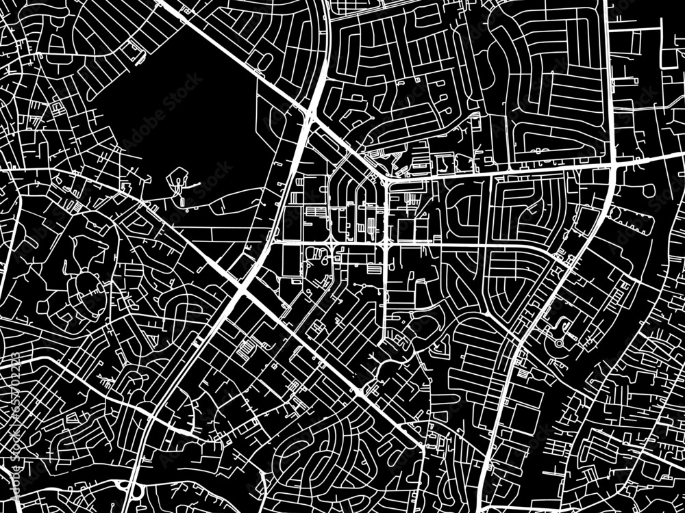 Vector road map of the city of Pasig City in the Philippines with white ...