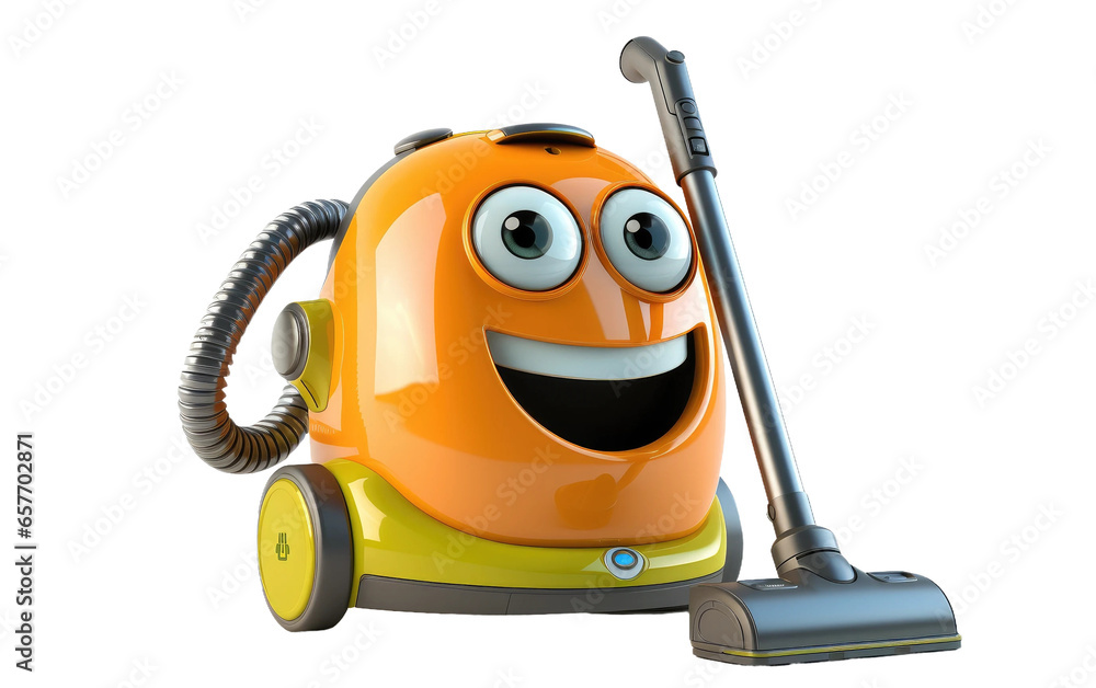 Cartoon Dream Dust Buster on transparent background Stock Illustration ...