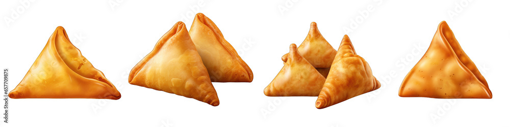 Samosa clipart collection, vector, icons isolated on transparent ...