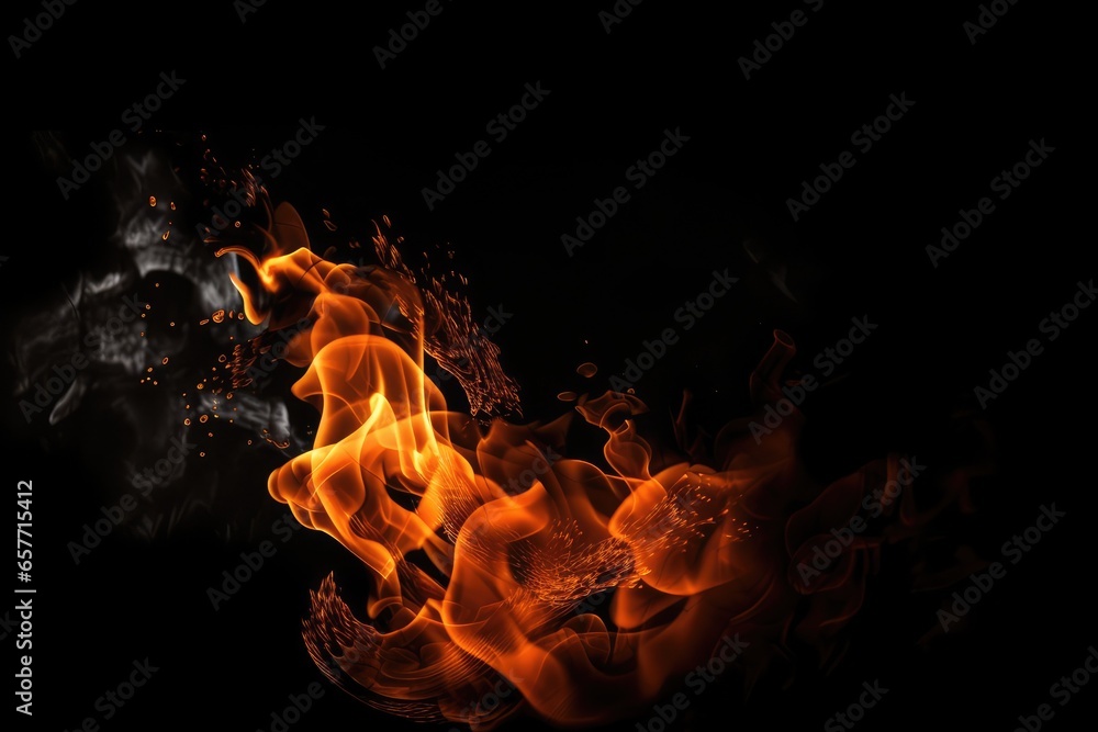 abstract and burning fiery ignition texture background with vfx effect ...