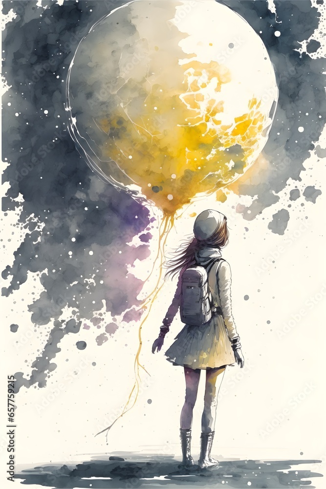 One day however an astronaut girl came across something she had never ... One day however an astronaut girl came across something she had never ...